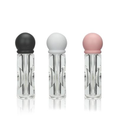 China 24mm Diameter Lip Gloss Tube Silk Screen 3ml 5ml Empty Blush Container for sale