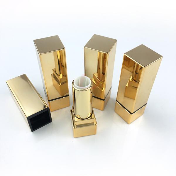Quality Gold Biodegradable Lipstick Tubes Dia 20mm-24.9mm Lipstick Container Empty for sale