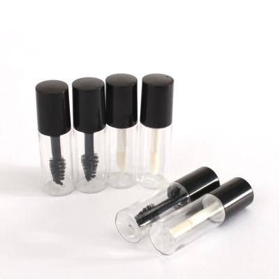 China 3ml Mini Mascara Tube Transparent Mascara Canister With Screw Cap for sale