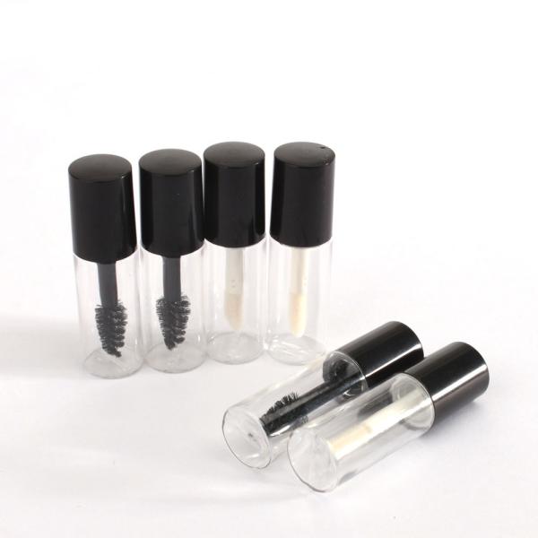 Quality 3ml Mini Mascara Tube Transparent Mascara Canister With Screw Cap for sale