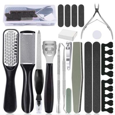China Compact Foot Care Kit 20 21 23 Piece Pedicure Tools Foot Remover Removal for sale