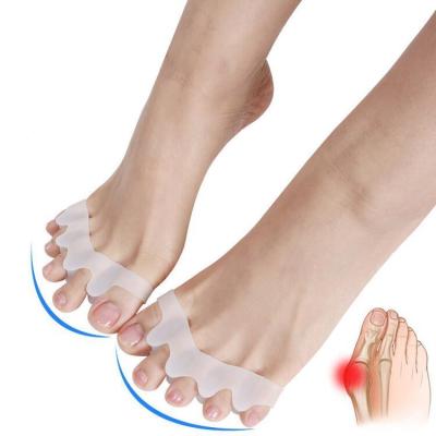 China Disposable Pedicure Toe Separator Spacers Soft Gel Feet Care Corrector for sale