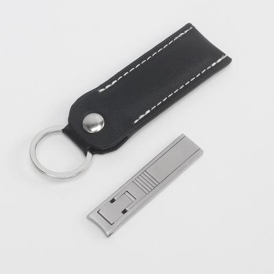 China Ultra Thin Professional Nail Cutter with Built-in File and Pouch Case for sale