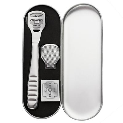 China Stainless Steel Foot Callus Remover Shaver Knife Comfortable Foot Scraper for sale