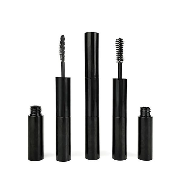 Quality Double Ended Black Mascara Bottle Customized Empty Eyelash Serum Tube for sale