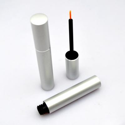 China Aluminium Empty Mascara Tube Bulk 5ml Silver Mascara Bottle OEM for sale