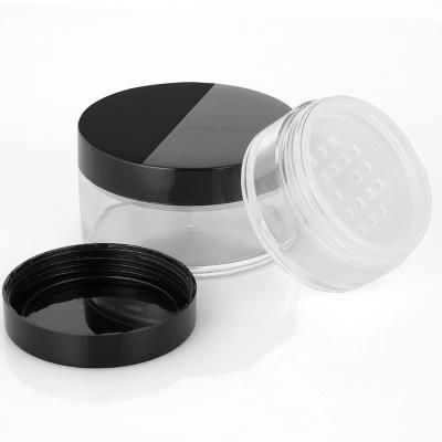 China 20g 25g 50g Plastic Cosmetic Jars Bulk With Screw Cap Sealing for sale