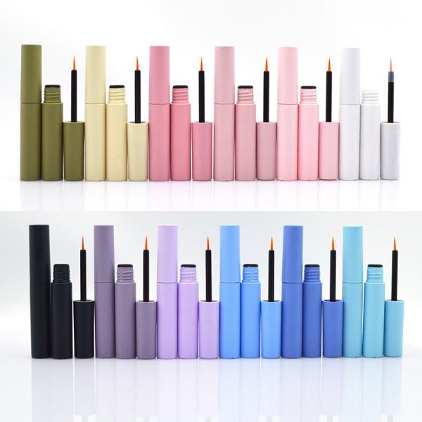 Quality Customized Logo Tube Eyeliner ABS Mascara Container Screen Printing for sale