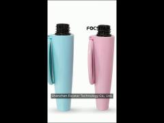 gradient color mascara tube plastic 9ml empty eyelash tube double layer