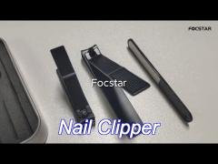 stainless steel nail clipper custom logo straight curved cutter 3pcs for fingers