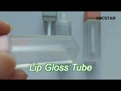 matte 5ml refillable lip gloss abs plastic lip gloss tubes square