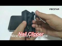 anti splash wide jaw opening cicada shape nail clipper and nail file 2 piece set