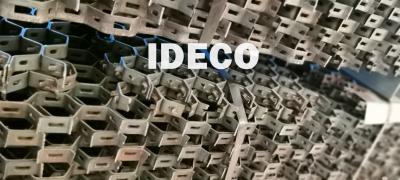 China Hexmesh Steel Pallet Strength Corrosion Resistant Temp Resistance Furnace Lining Mesh à venda