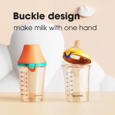 Cina Ampia mano piacevole del collo uno di Papa Self Patents Anti Colic Flip Cap Baby Bottle Extra libera in vendita
