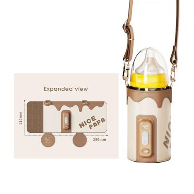 Cina Custode più caldo di calore del latte di viaggio della bottiglia portatile di USB dell'infante di FDA con la cinghia in vendita