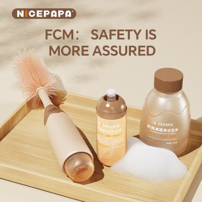 China 2-In-1 Cleaner Storage Three-Piece Silicone Bottle Brush Nipple Brush Other Baby Supplies Set Of Baby Accessories for sale