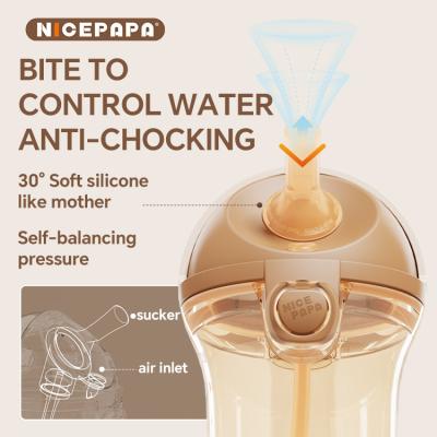 Cina Cappuccio scorrevole PPSU Sippy Cup Naturale Pose Bambino Regalo anti- soffocamento BPA-Free Bite Resistente all' Acqua Bambini Sippy Bambino Amore in vendita