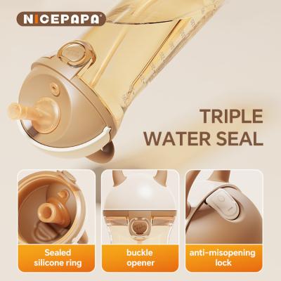 Cina Cappuccio scorrevole PPSU Sippy Cup Naturale Pose Bambino Regalo anti- soffocamento BPA-Free Bite Resistente all' Acqua Bambini Sippy Bambino Amore in vendita