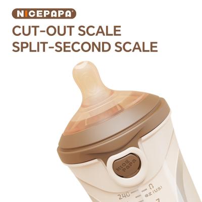 Cina NICEPAPA FLIP-CAP Durable BPA-Free Food Grade Silicone Baby Bottle Scale Hollow Easy Grip (Cross hole M) in vendita