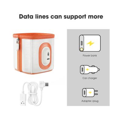Cina Scaldino più caldo del latte del termostato dell'isolamento della bottiglia di USB del bambino di viaggio per la bottiglia di Hegen in vendita