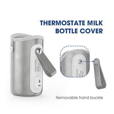 Cina Progettazione 240ml portatile 8oz 3 di brevetto del ODM dell'OEM in 1 biberon di vetro di notte del bambino della maniglia del latte di attività dello scaldino rapido di Smart USB in vendita