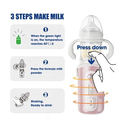 China 8 Oz 240Ml Formula Making Bottles Portable Anti Colic PPSU Baby Feeding Bottle for sale