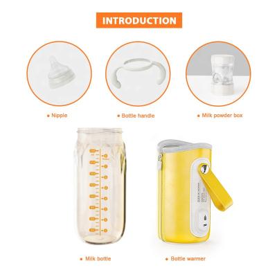 China 8 Oz 240Ml Formula Making Bottles Portable Anti Colic PPSU Baby Feeding Bottle for sale