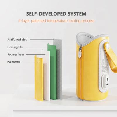 Cina Termostato più caldo della bottiglia portatile di viaggio di USB copertura della manica della bottiglia per il latte da 42 gradi in vendita