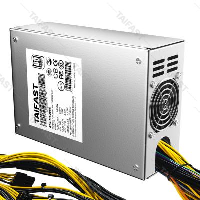 Cina Fan silenziosi del gruppo di alimentazione 90PLUS Ethereum 2 di Rig Power Supply For Mining 8 Gpu 2000W di estrazione mineraria di ATX d'argento in vendita