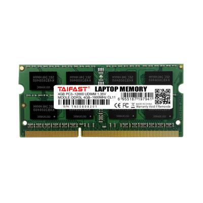 Cina Ram del Ram 1.35V 1600mhz 240pin così Dimm di memoria del taccuino 4GB DDR3 in vendita
