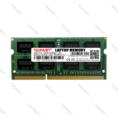 Cina Ram 1600mhz 240pin così Dimm Taifast di memoria del computer portatile DDR3 di 1.35V 2GB in vendita