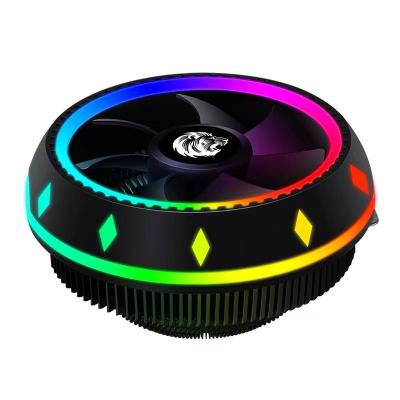 Cina Aria leggera variopinta 38CFM del PC del dissipatore di calore 2900rpm 12v dell'unità di elaborazione di fan del dispositivo di raffreddamento del CPU di alto potere del UFO in vendita