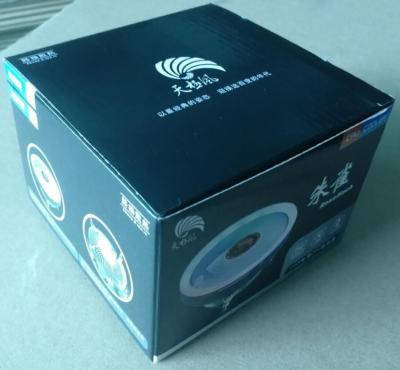 Cina Dissipatore di calore più fresco multicolore più fresco 124mm*32mm della bava di vento del fan LED del radiatore a basso rumore del CPU 58CFM in vendita