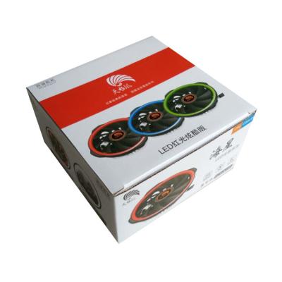 China El refrigerador de la CPU del LED RGB aviva el ventilador de poco ruido 60CFM 1500rpm del aire de la caja del ordenador de la PC 26dba en venta