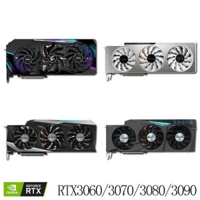 Cina Aorus 3090 gigabyte senza livello della serratura sminuzza carta grafica di gioco della carta di Vedio della carta grafica di GPU Hashrate RTX 3090 VGA la nuova in vendita