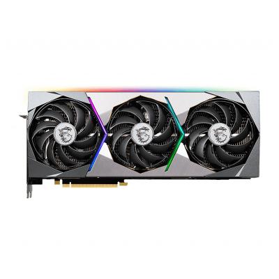 Cina L'estrazione mineraria di 384 bit di fan 24GB 3 GDDR6X della carta grafica RTX 3090 Msi SUPRIM X carda 420W in vendita