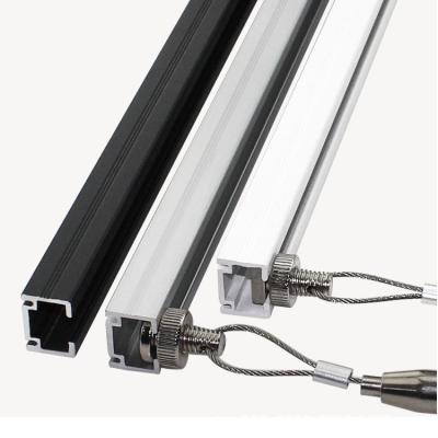 China Modern Ceiling Mount Hook Aluminium Durable Eco-Friendly 2-Year Warranty Picture Hanging Art Exhibition Room Calligraphy for sale