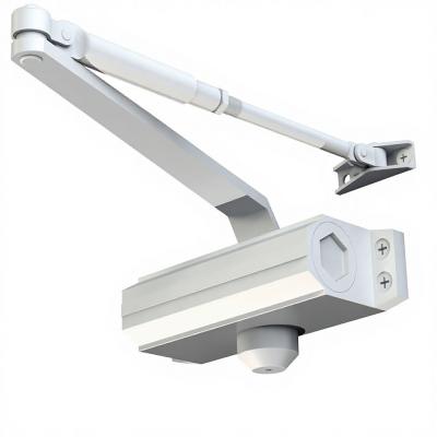 China Modern Hydraulic Door Closer 45kgs 180 Degree Aluminum Alloy Adjustable Speed Durable High Quality Multi-Function Silent Opening for sale