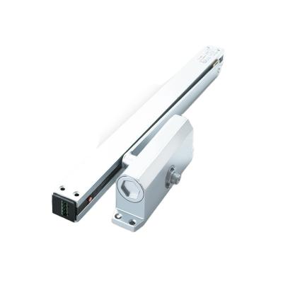 China Power-Off Electromagnetic Door Closer Modern Hotels Strong Magnetic Fireproof Linkage Outer Fire Door Normally Open Air Supply for sale