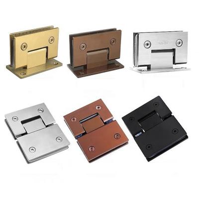 China Wholesale Modern Convenient 90 Degree Flip Installation Bathroom Door Hinge Multi-Color Stainless Steel Shower Hinge for Bedroom for sale