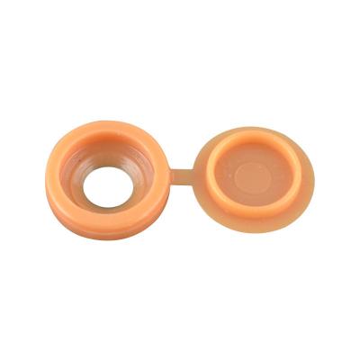 China Modern Three-in-One Concealment Protective Cap for Furniture Wardrobe Self-Tapping Plastic Integrated Cover Furniture Hardware for sale