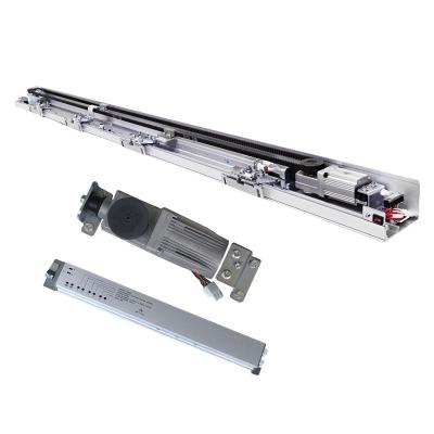 China Modern Design Heavy-Duty Automatic Anti-Pinch Safety Glass Electric Sliding Door Controller Brushless Motor Aluminum Alloy 100kg for sale
