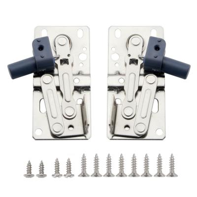 China Modern 45 Degree Scissor Hinge for Bathroom Swing Doors & Flip Cabinets Soft-Closing Iron Support Frame with Damping Hinge for sale