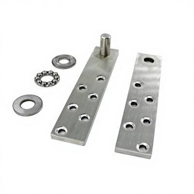 China Xiongfeng PX150mm 360 Degree Pivot Hinge Cabinets Doors Zinc Plated 5mm Thickness Heavy Duty Stainless Steel Adjustable Easy for sale