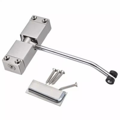 China Simple Modern Stainless Steel Adjustable 20-30kg Automatic Door Closer Spring School Kitchen Hotel Living Room Hospital Outdoor for sale