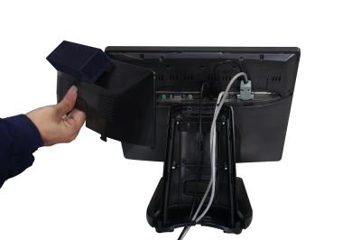 China Máquina de POS de tela sensível ao toque VFD Display do cliente POS Software Display de 15 polegadas à venda