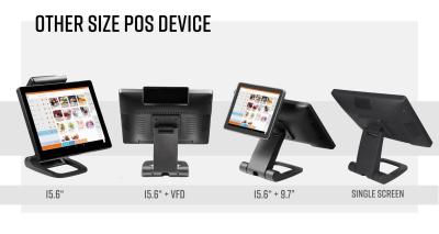 Cina 15.6 pollici schermo sensoriale POS con LED8digits/VFD220/9.7