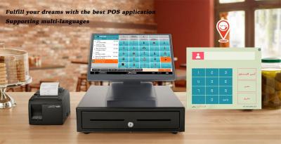 Cina Good Partner POS Machine Sistema a doppio schermo per la cassa registrativa a contatto in vendita
