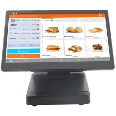 China Display Full HD 1080P Android POS Terminal com tela de 12,5 polegadas e ecrã do cliente de 7 