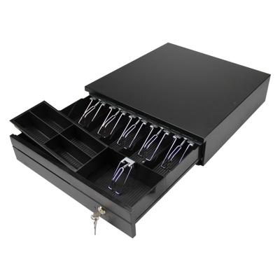 中国 便利な現金貯蔵庫 12V/24V RJ11 5つの請求書トレイと5つのコイントレイ 販売のため